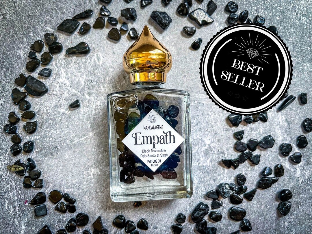 EMPATH PROTECTION Crystal Infused Natural Perfume Oil With - Etsy