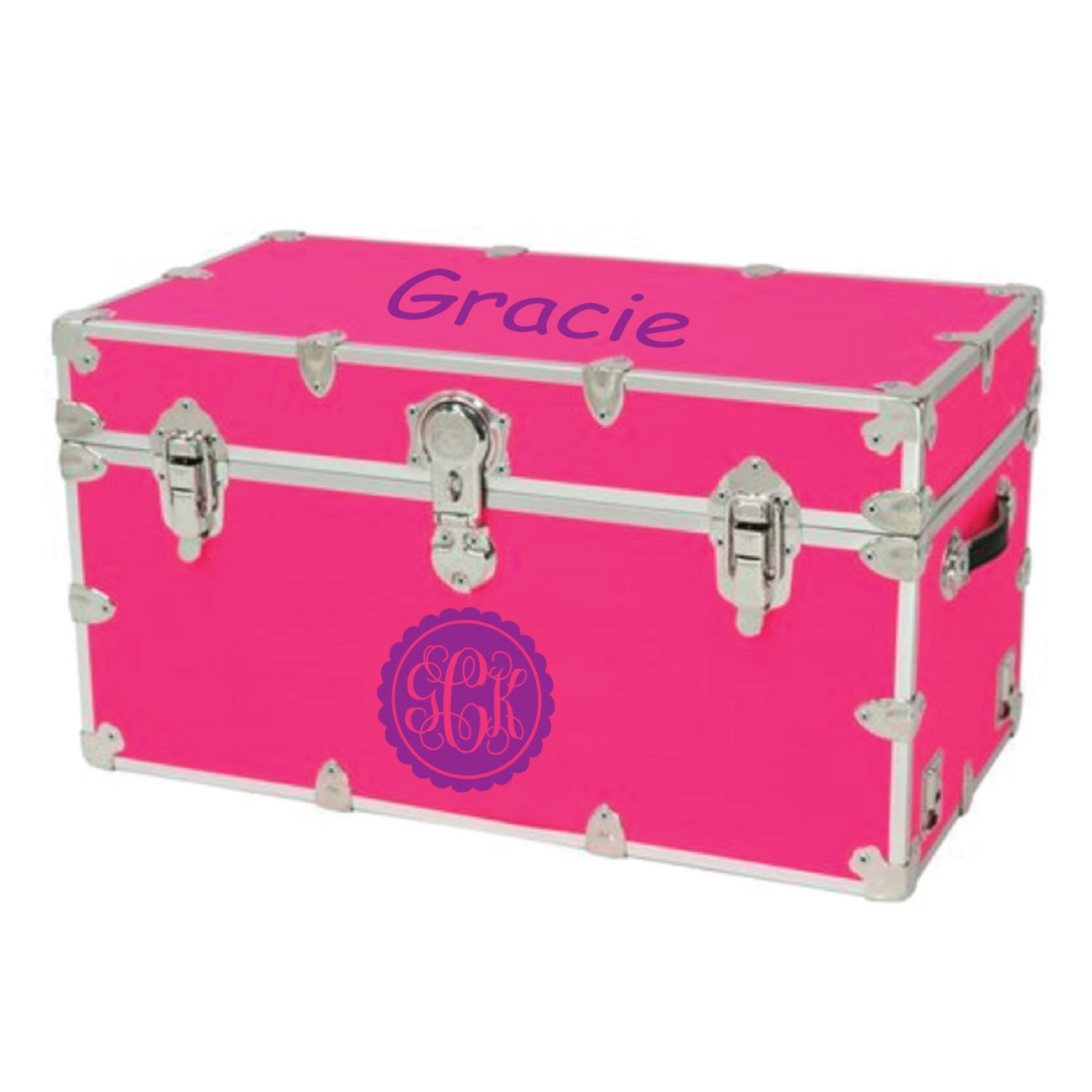 Monogram Vinyl Trunk Stickers - Etsy