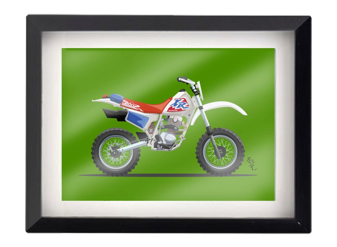 5"x7" 1993 Honda XR 200R Illustration - Etsy