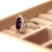 Princess of Wales Engagement Ring, Blue Sapphire Ring, Oval Cut ...