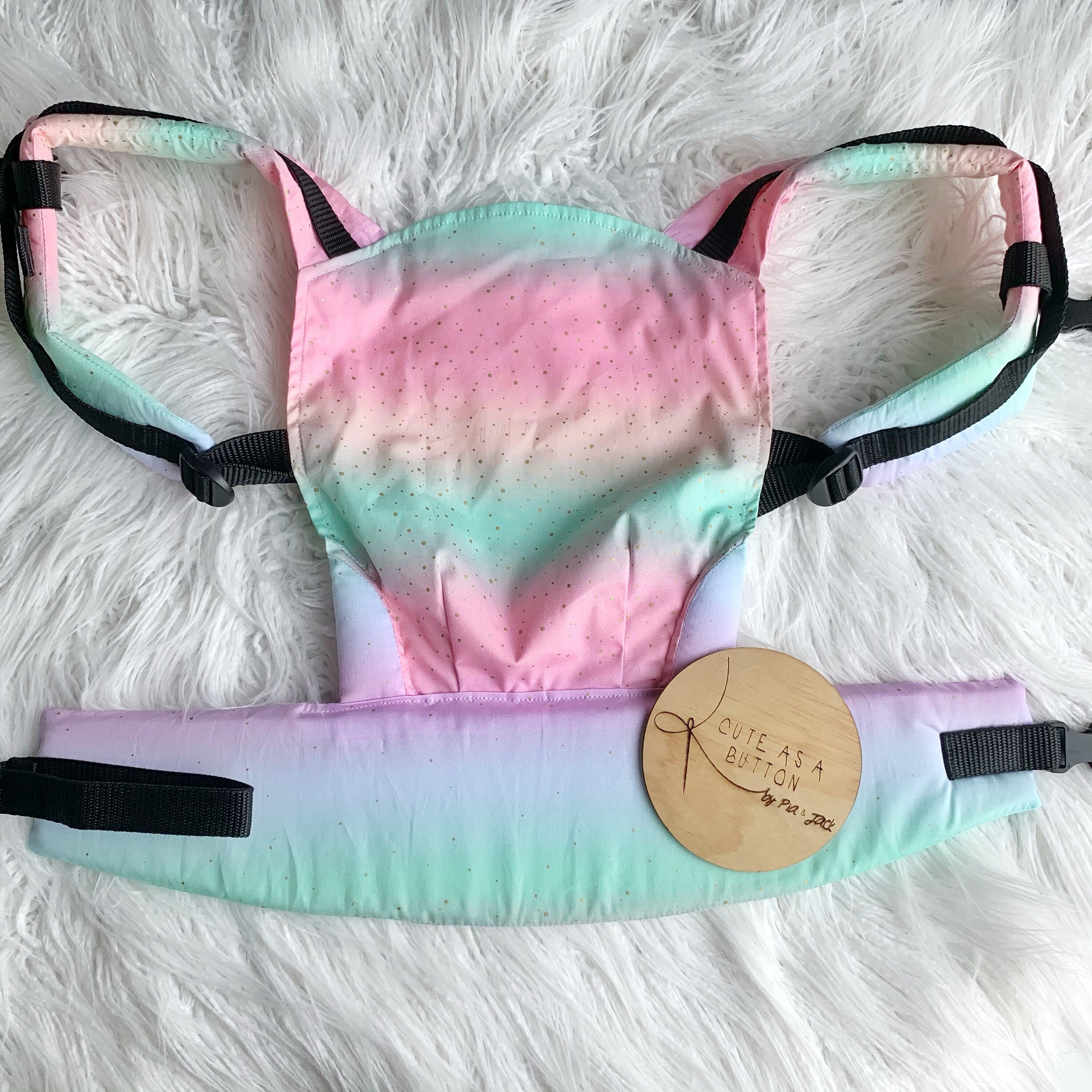 Pastel Rainbow Doll/ Bear Carrier - Etsy