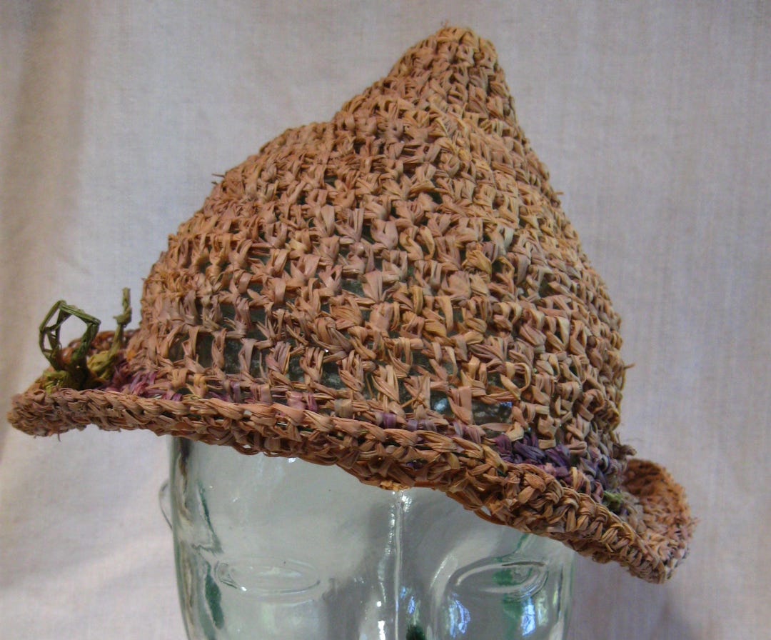 Chico Marx Style Raffia Hat - Etsy