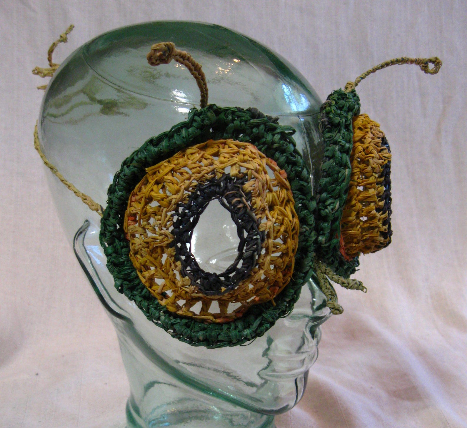 Mantis Raffia Mask or Bug-eyed Monster Mask - Etsy