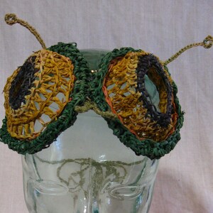 Mantis Raffia Mask or Bug-eyed Monster Mask - Etsy