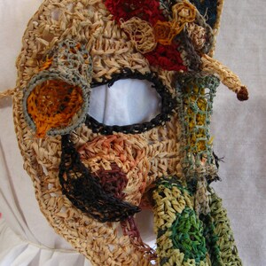 Demon of Vice Raffia Mask - Etsy