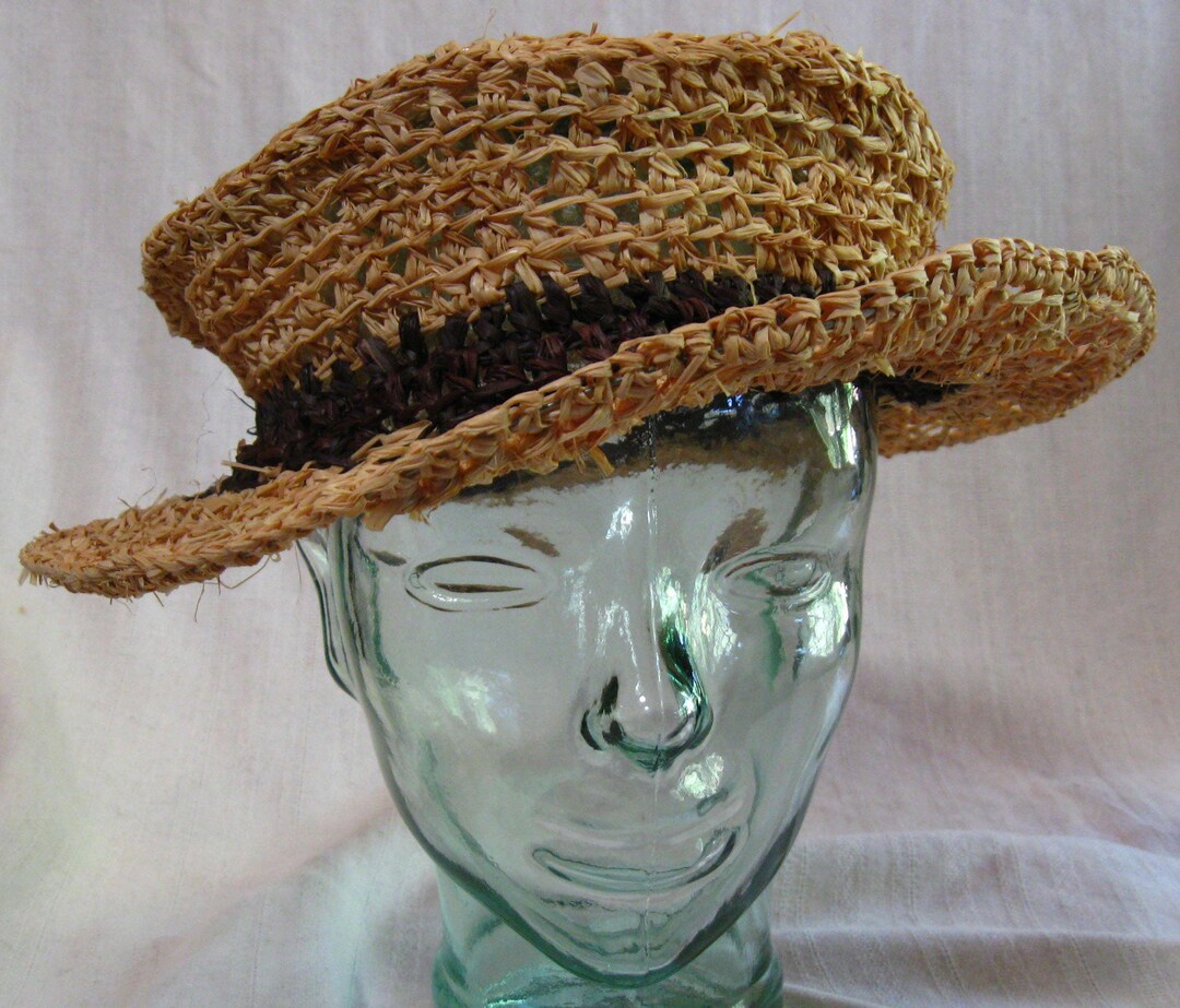 Coachman Hat, Beige With Brown Band - Etsy