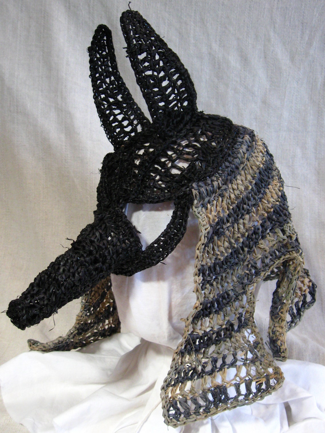 Anubis egyptian God of the Dead Mask/hood - Etsy