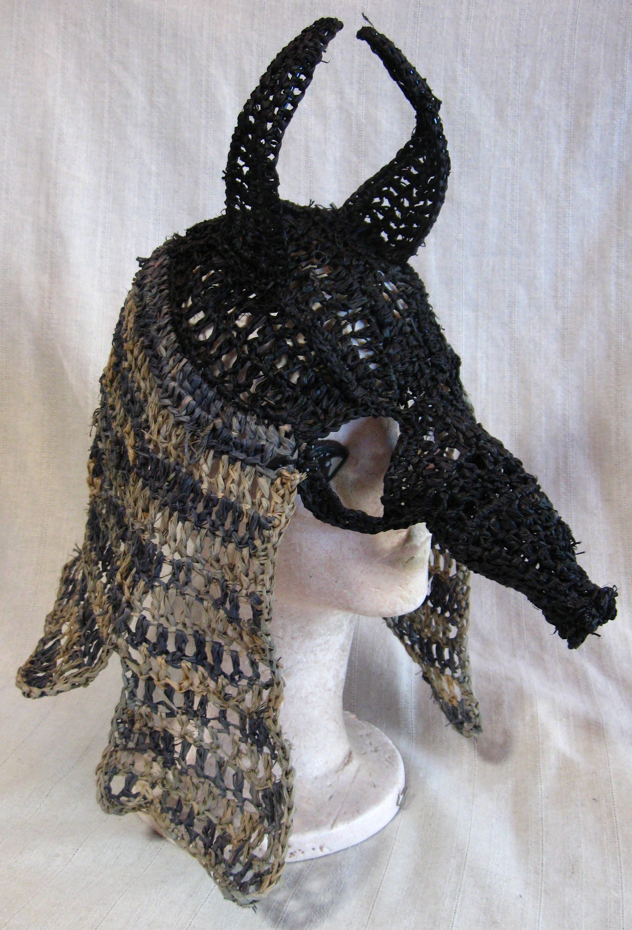 Anubis egyptian God of the Dead Mask/hood - Etsy