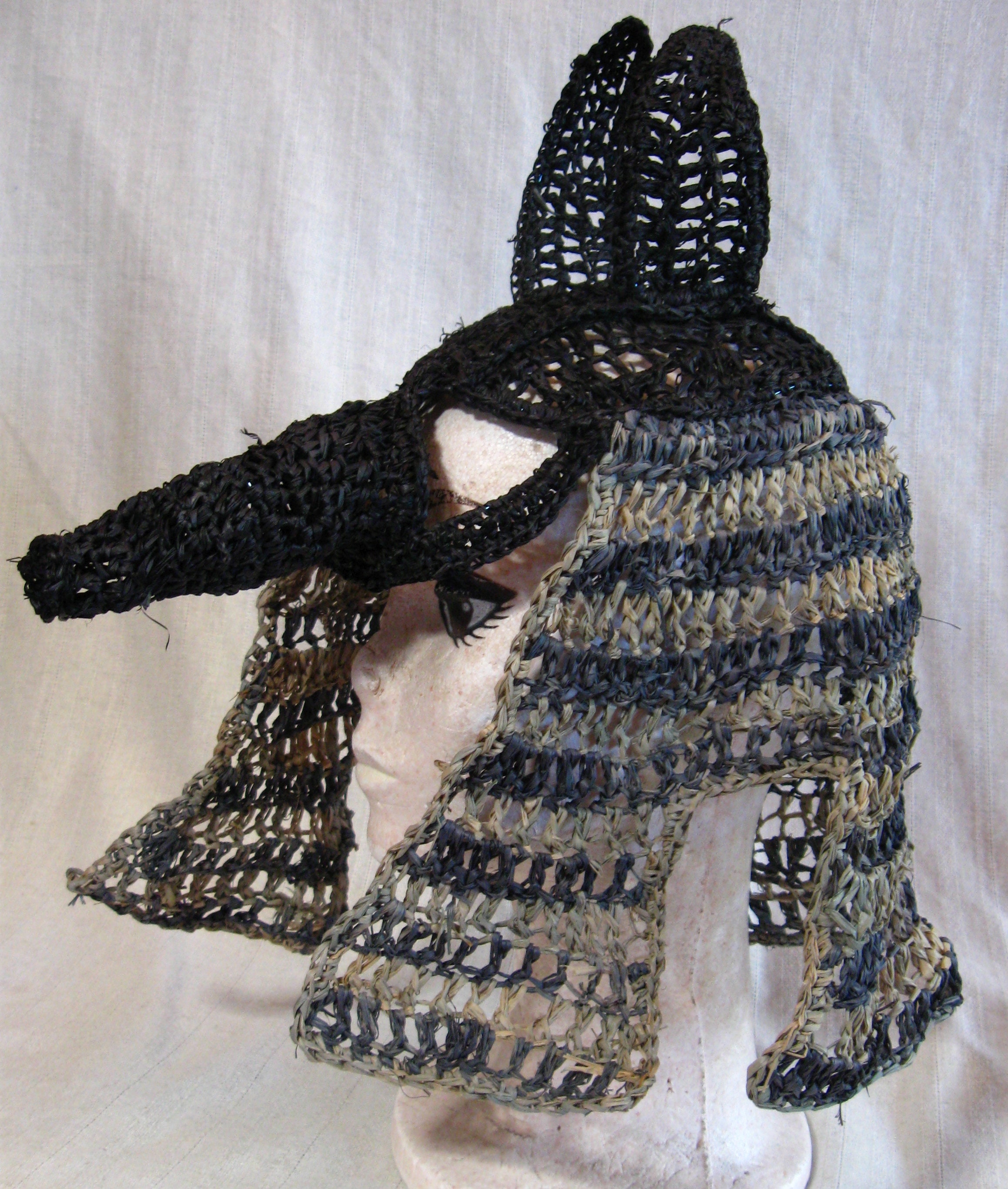 Anubis egyptian God of the Dead Mask/hood - Etsy