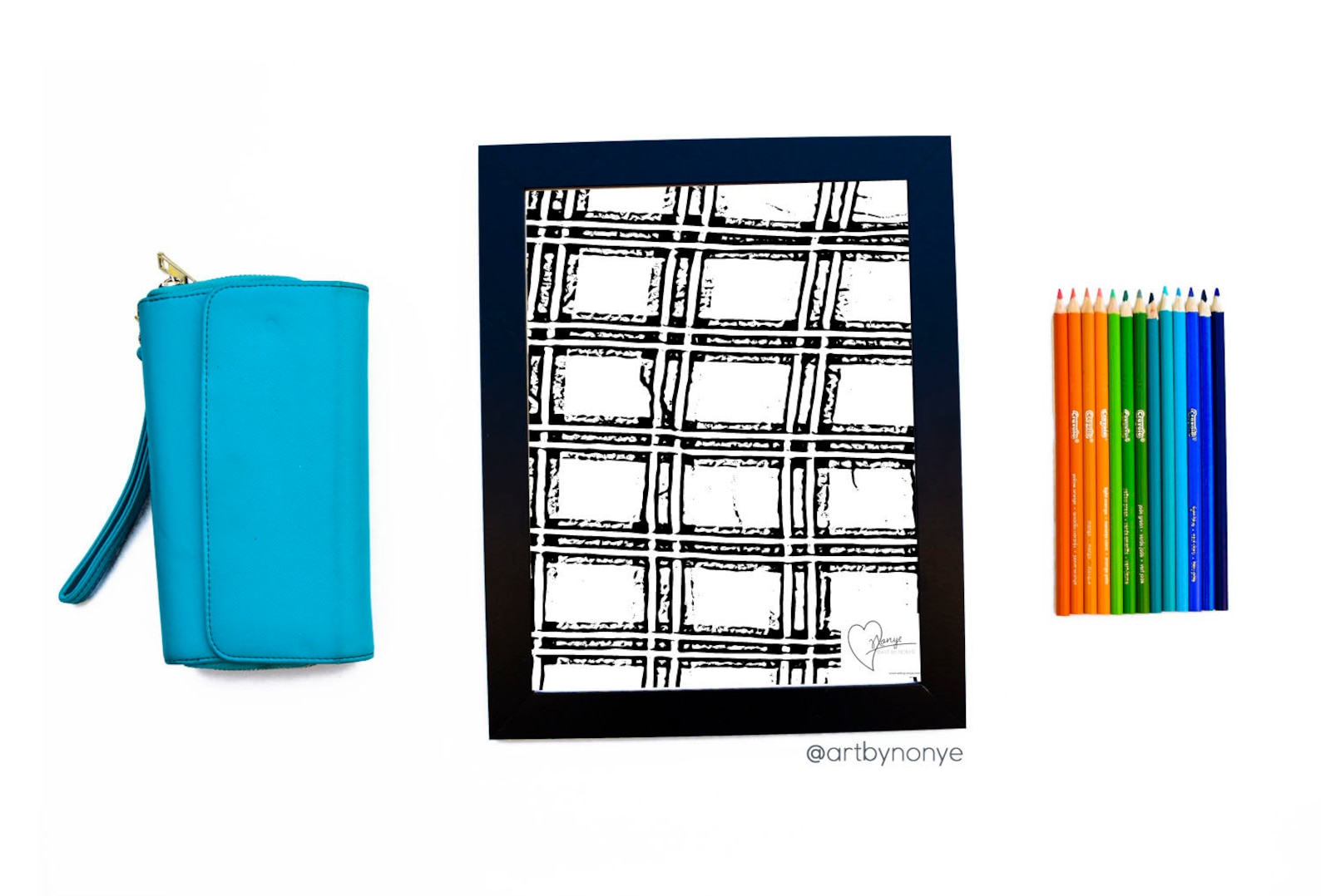 Maasai Shuka African Print Coloring Page by Art by Nonye | Digital File ...