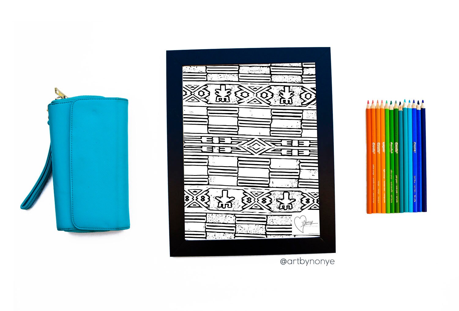 Igbo Akwete African Print Coloring Page (digital Download) - Etsy