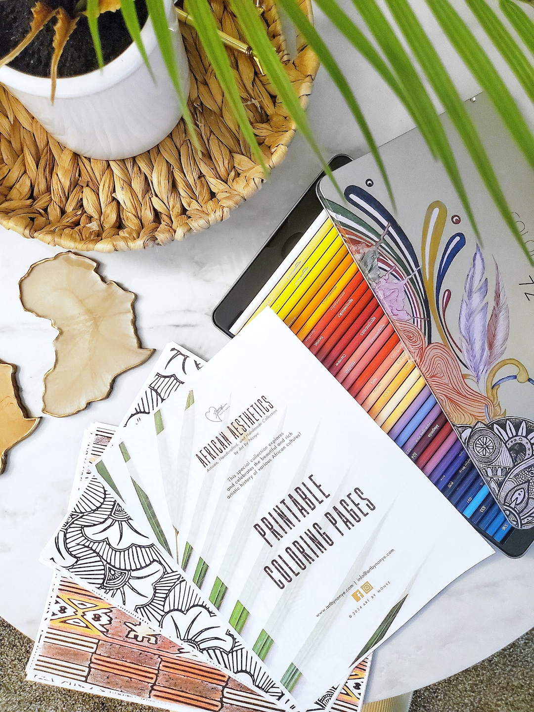 Educational African Patterns Coloring Pages by Art by Nonye | 14 ...