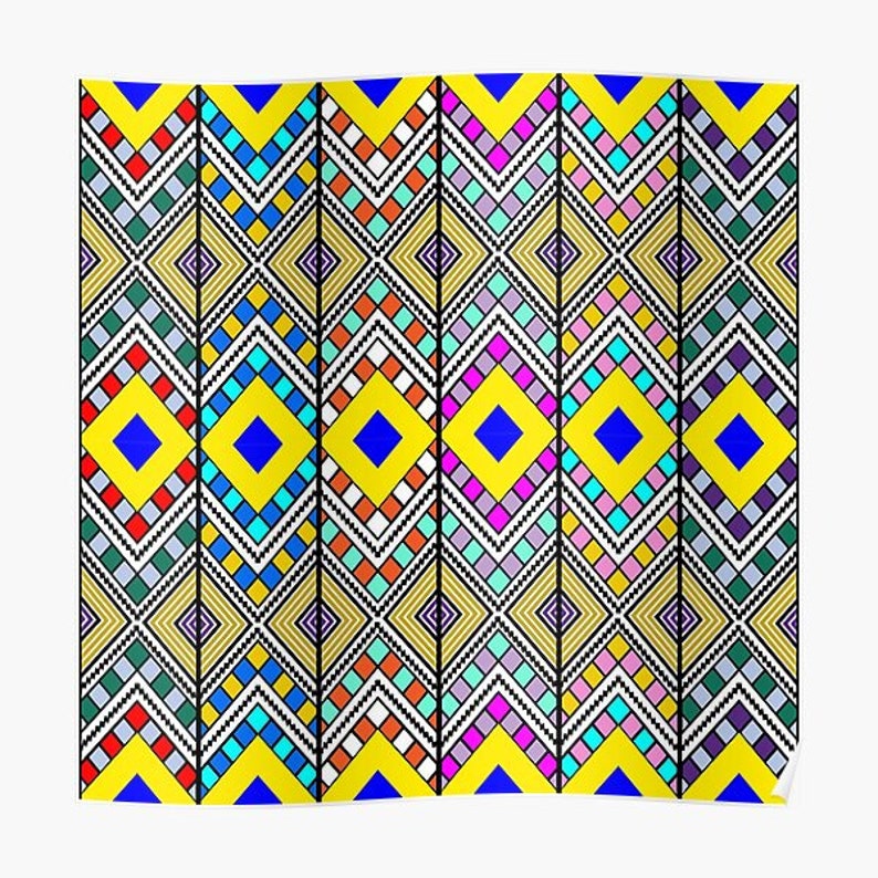 Ethiopian African Art Print Coloring Page by Art by Nonye | Digital ...