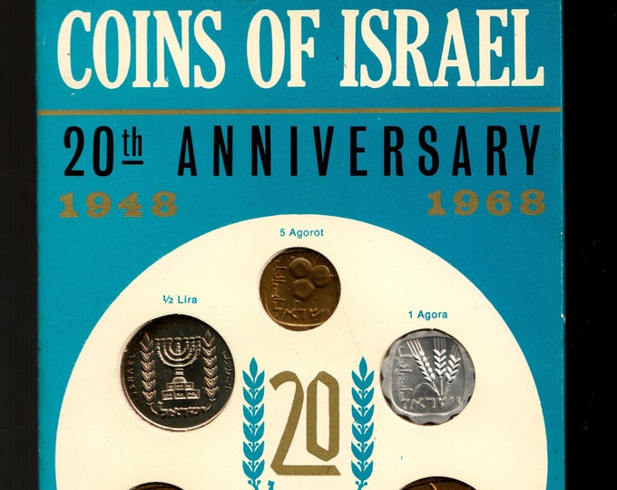 20th Anniversary of Israel, COINS OF ISRAEL 1948-1968 Jerusalem ...