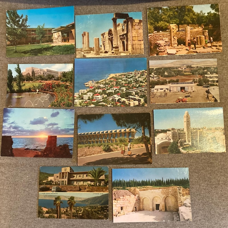 Vintage Israel Postcard - Etsy