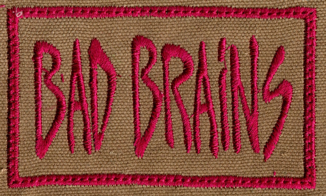 Bad Brains Patch Hand / Machine Embroidered Made in Wa. Punk Rock - Etsy