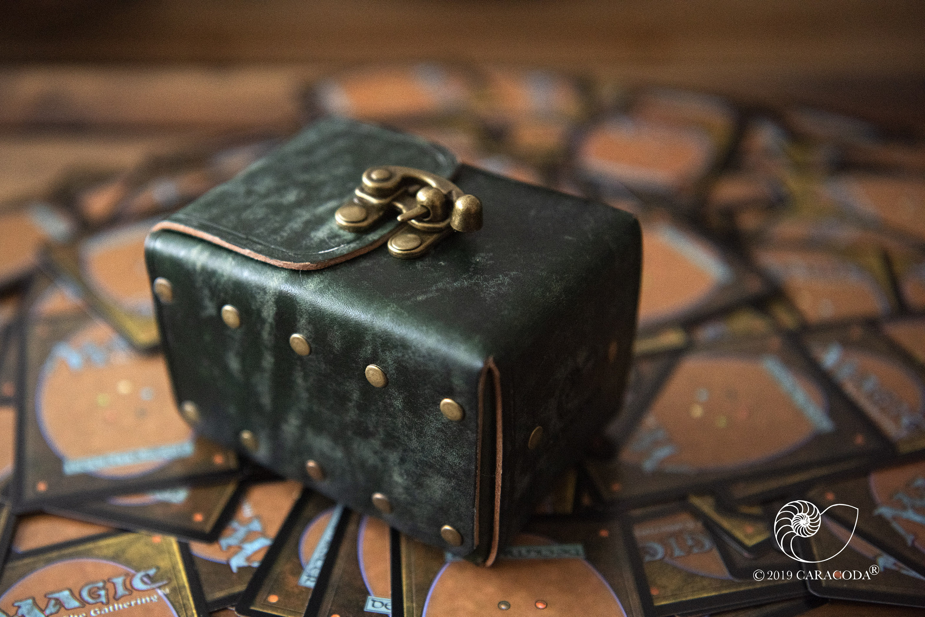 MTG 100 Single Sleeved Leather Case Card Box Trading Cards - Etsy UK