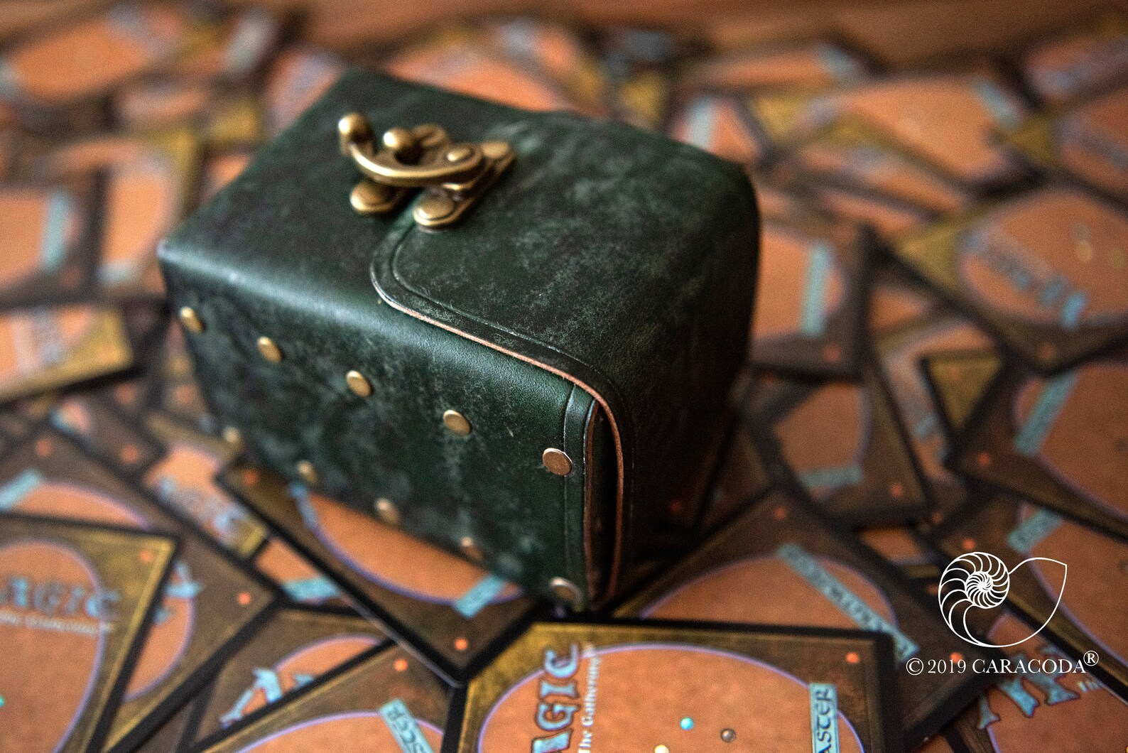 MTG 100 Single Sleeved Leather Case Card Box Trading Cards - Etsy UK