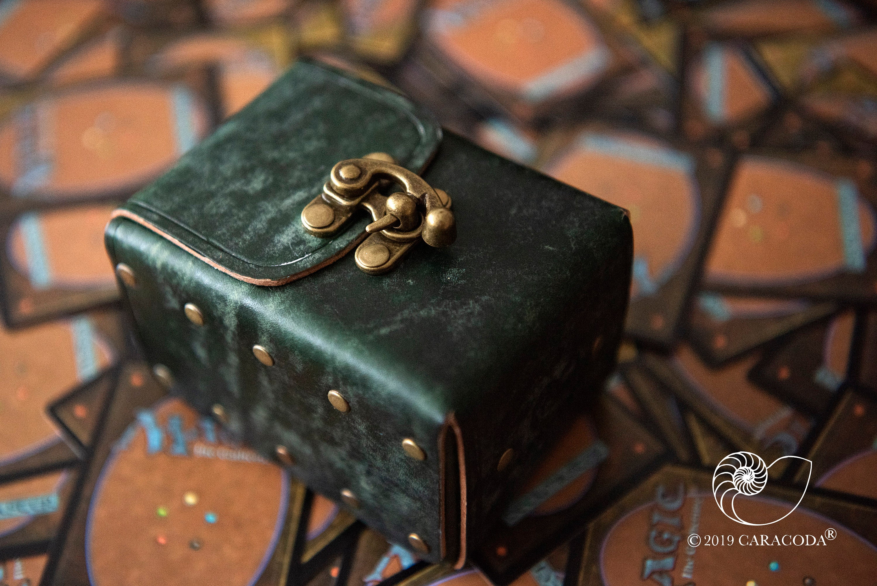 MTG 100 Single Sleeved Leather Case Card Box Trading Cards - Etsy UK