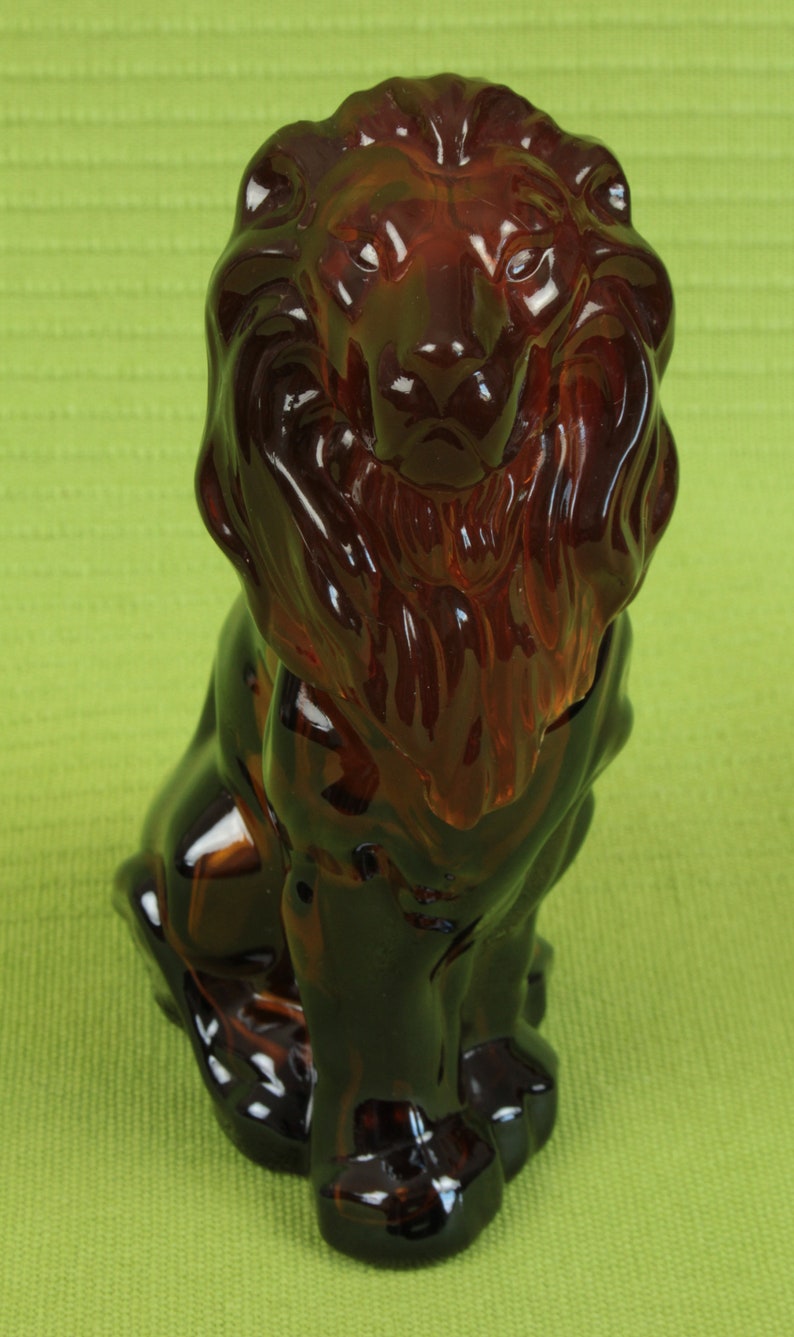 Vintage Avon Lion Decanter Cologne Bottle Musk for Men Collectable ...
