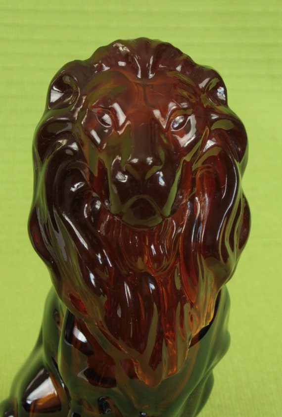 Vintage Avon Lion Decanter Cologne Bottle Musk For Me… - Gem