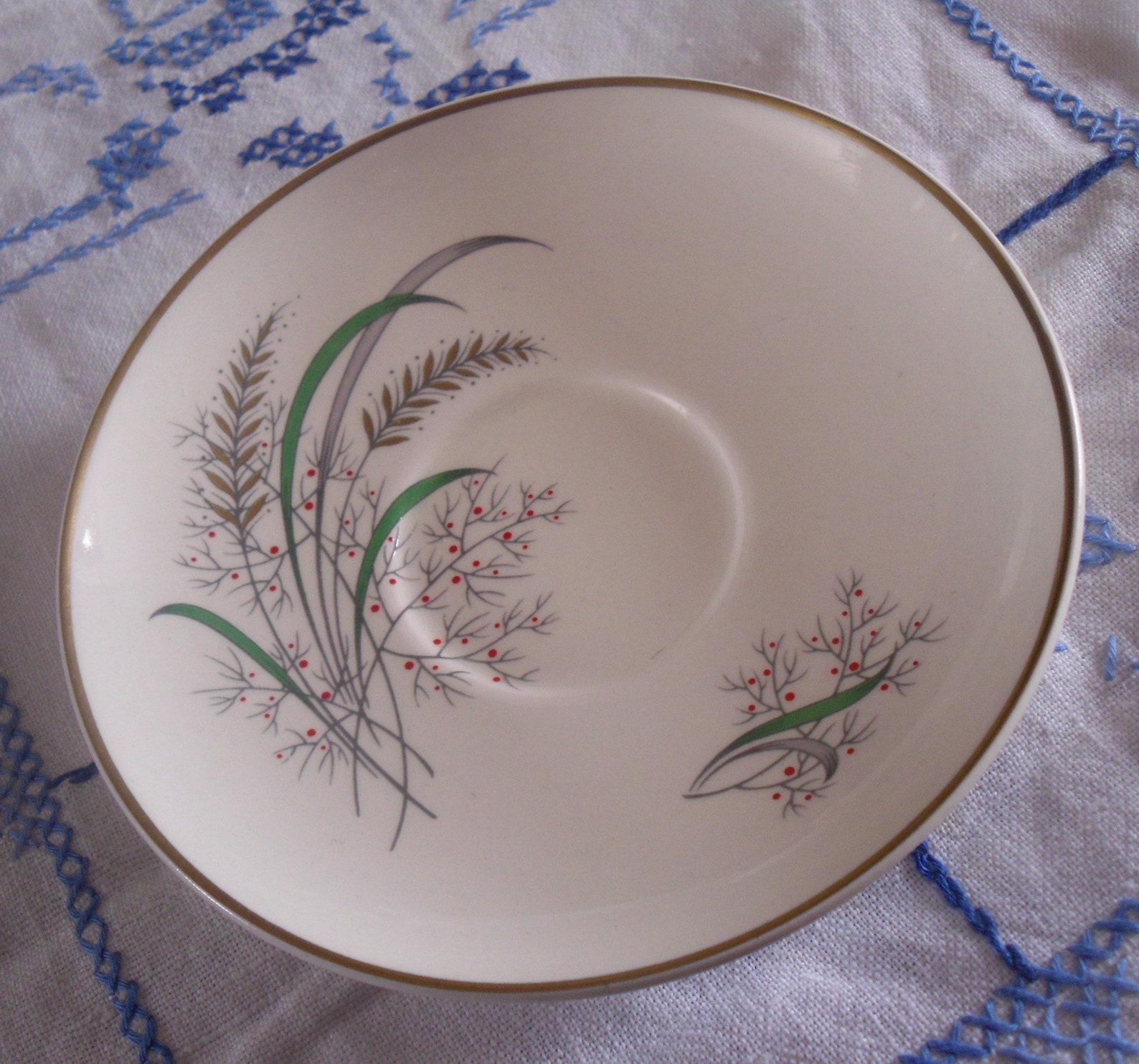 Copeland Spode Oklahoma Coffee Cups & Saucers Set of 6 Art Deco 1930's ...