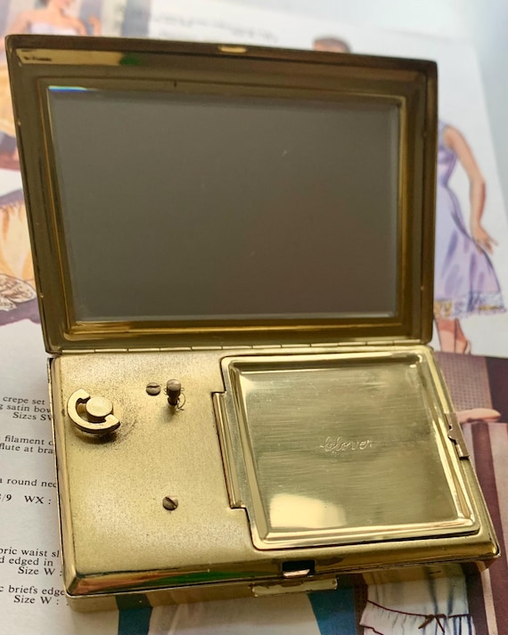 1950's Clover Musical Powder Compact Japanese Made Mi… - Gem