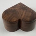 Handmade Walnut Heart Shaped Box - Etsy