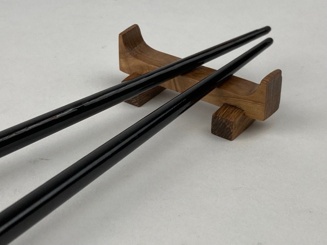 Handmade Oak Wood Chopstick Rests / Stands - Etsy
