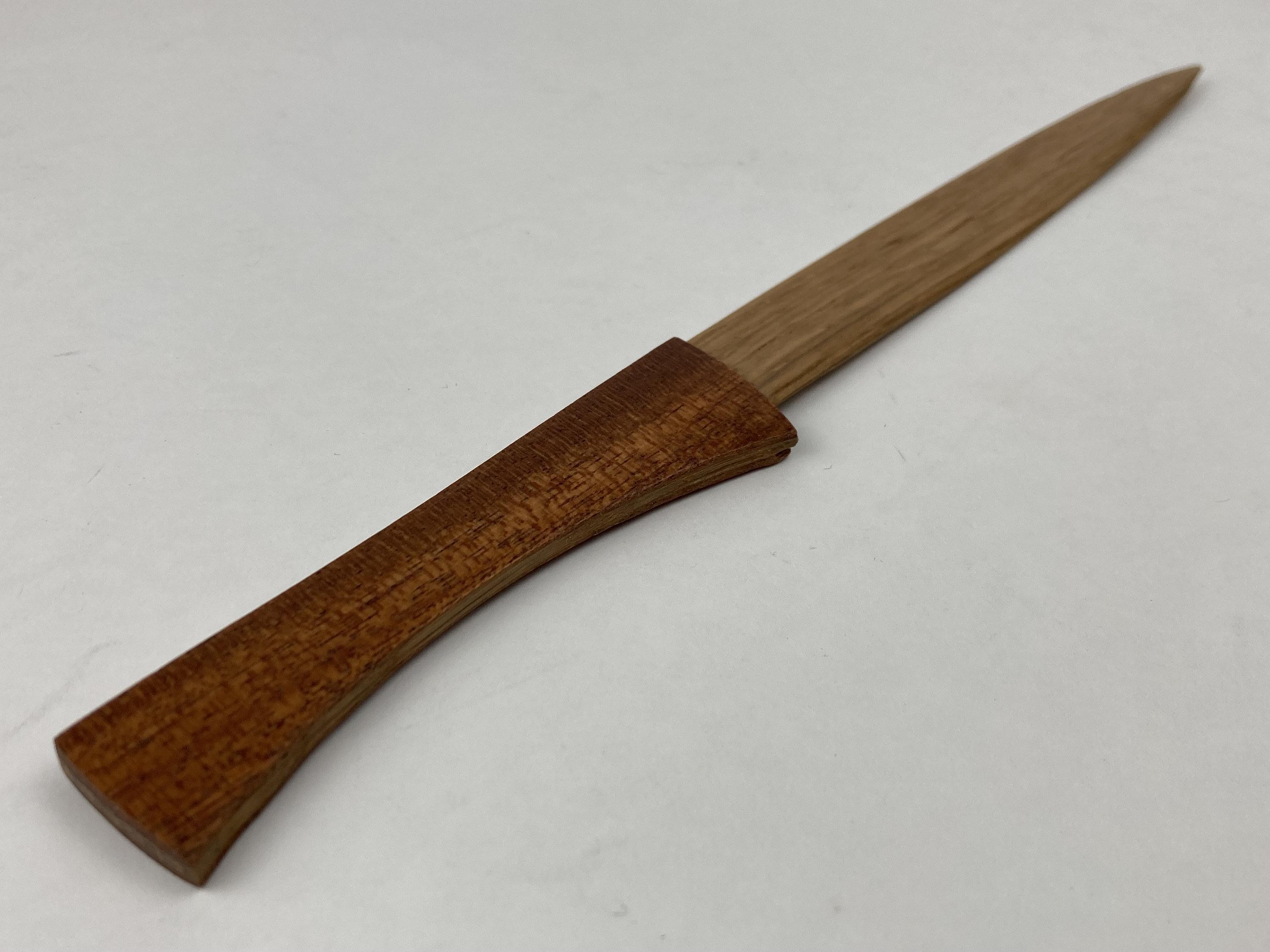 Mahogany and Oak Wood Letter Opener, Letter Knife - Etsy