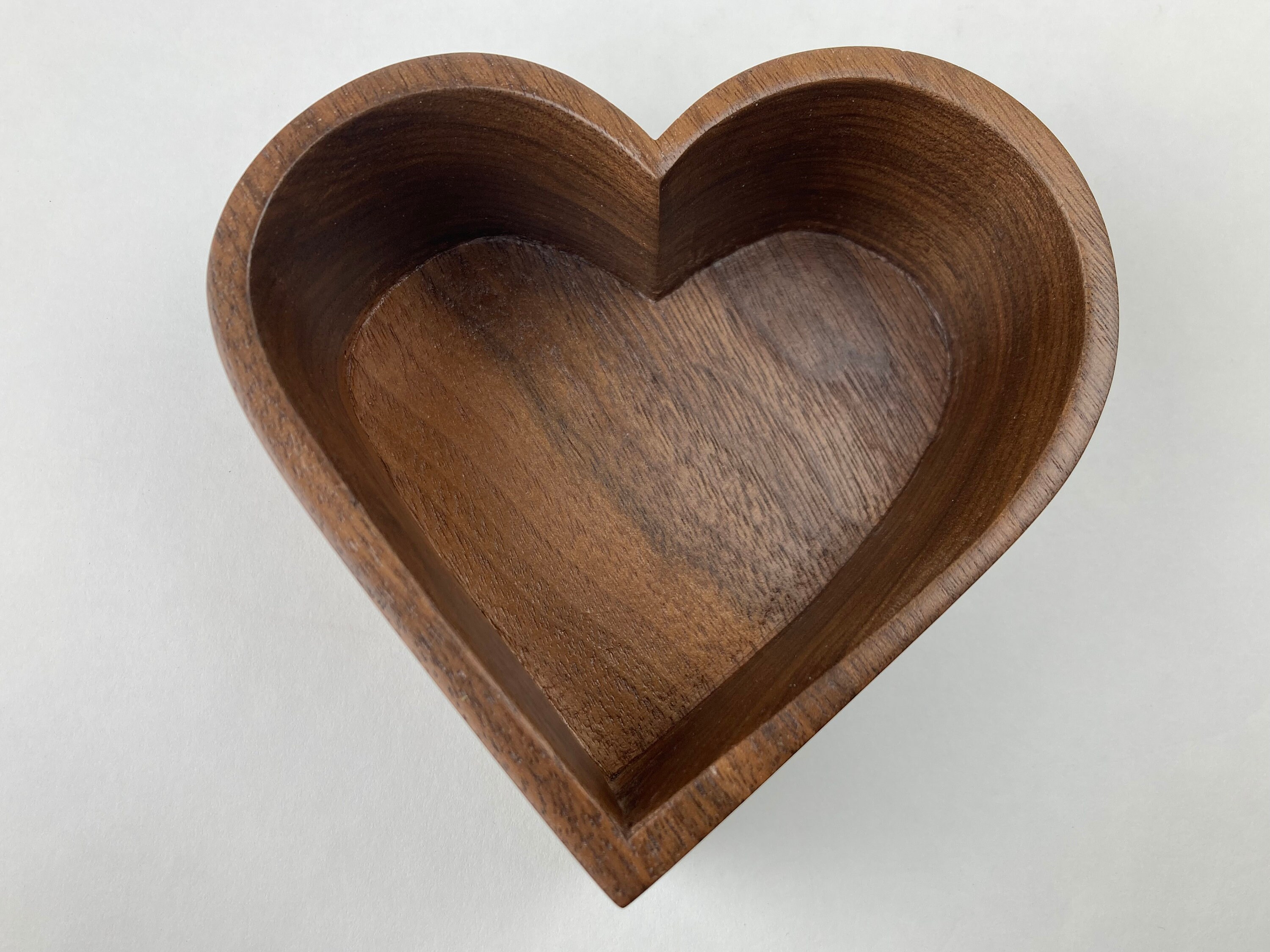 Handmade Walnut Heart Shaped Box - Etsy