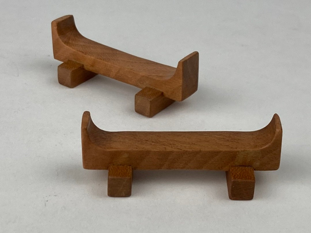 Handmade Cherry Wood Chopstick Rests / Stands - Etsy