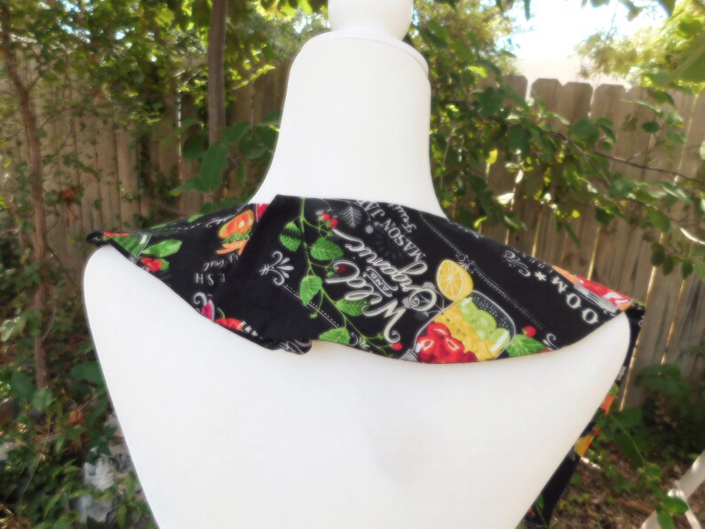 Adult Bib, No Tie Apron, Clothing Protector - Etsy