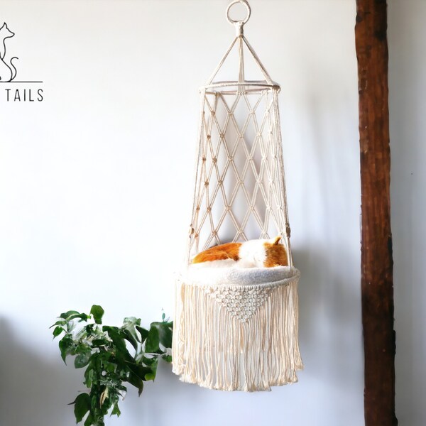 Macrame Cat Hammock - Etsy