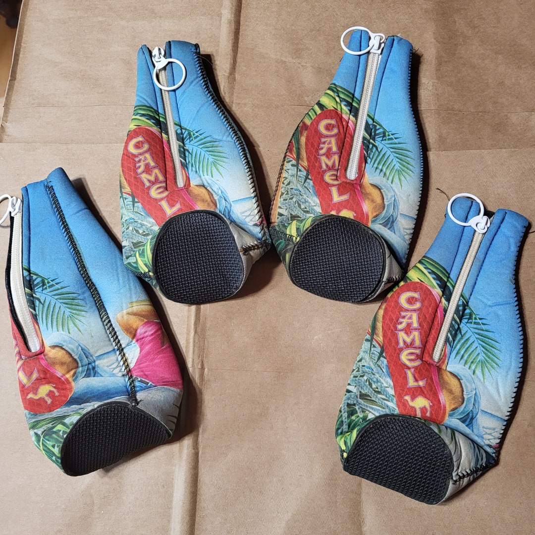 1993 Camel Joe Zippered Long-neck Bottle Kozie. Club Camel, Set of 4 - Etsy