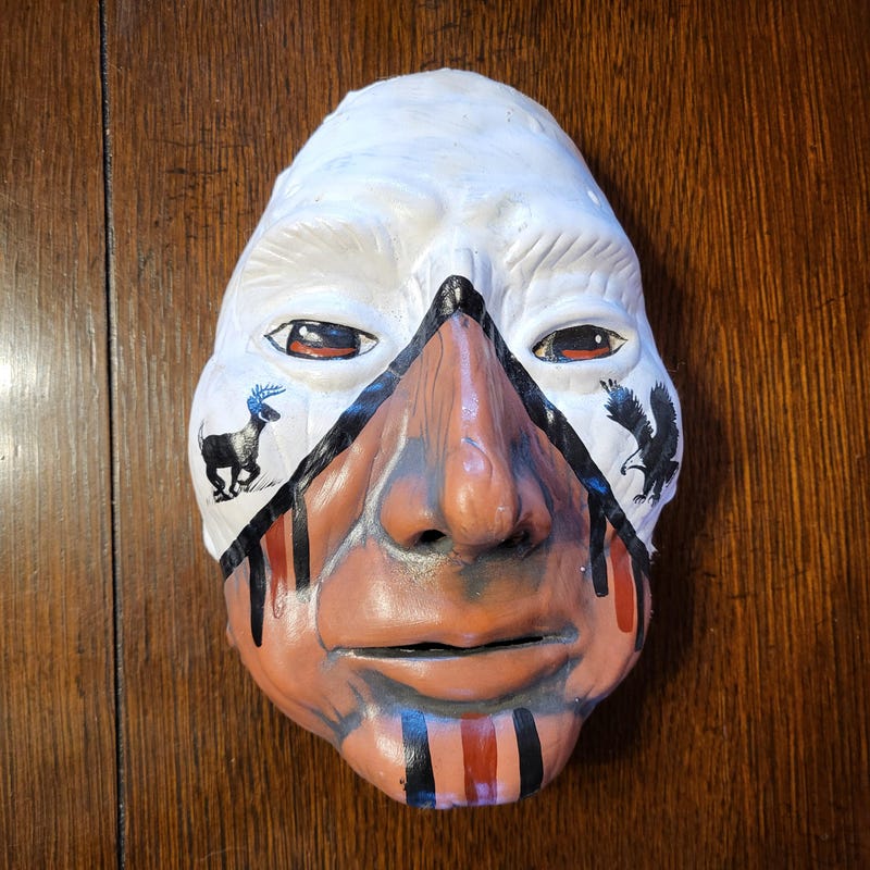 Hand Painted Face Mask - Etsy