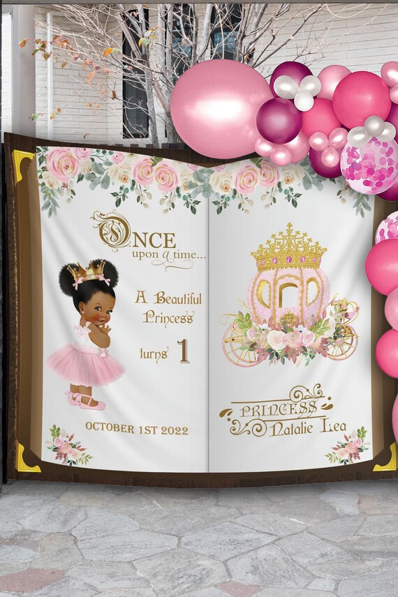 Princess 1st Birthday Background Unicorn 1st Birthday Photography