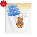 Teddy Bear Baby Shower Backdrop, Blue Bear Themed Baby Shower, Bear ...