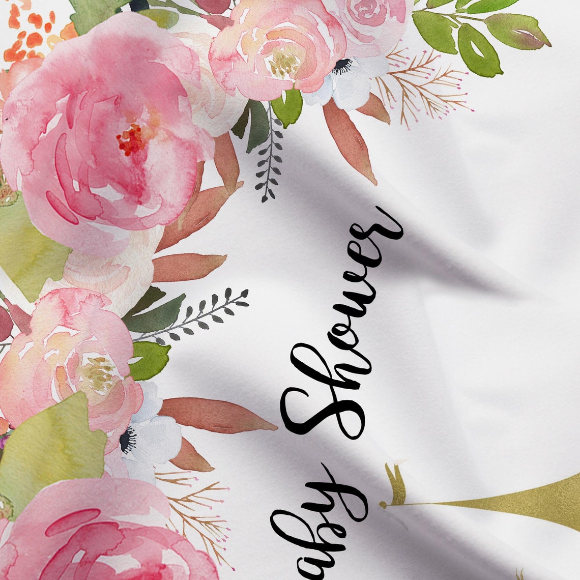 Princess Baby Shower Backdrop Baby Shower Decorations 01BAS02 - Etsy