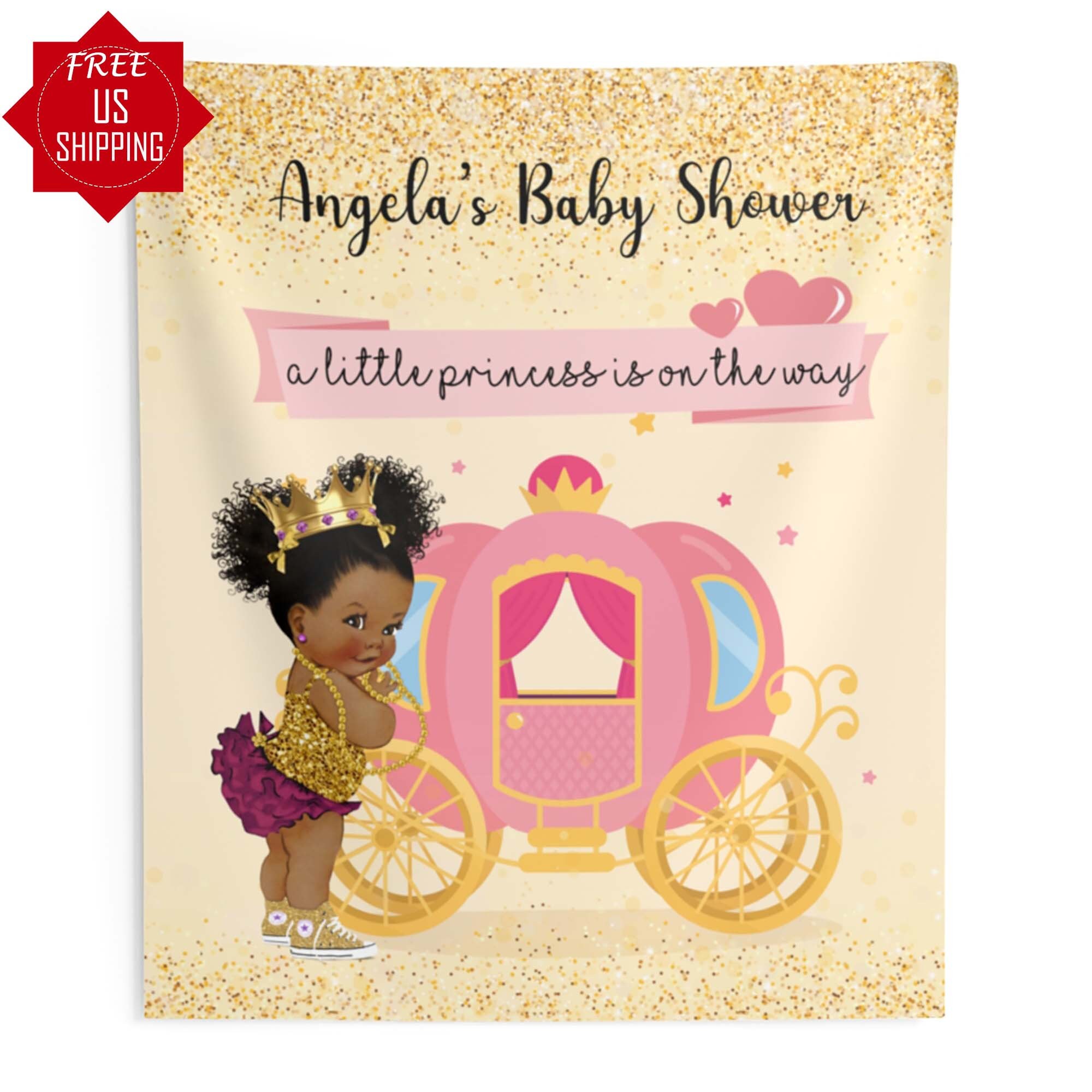 Baby Shower Backdrop Princess Backdrop Royalty Back Drop - Etsy