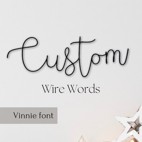 Wire Words - Etsy UK