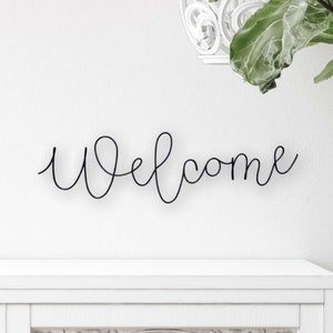 Custom Wire Words in Vinnie Font - Wire Wall Art - Wall Sign ...