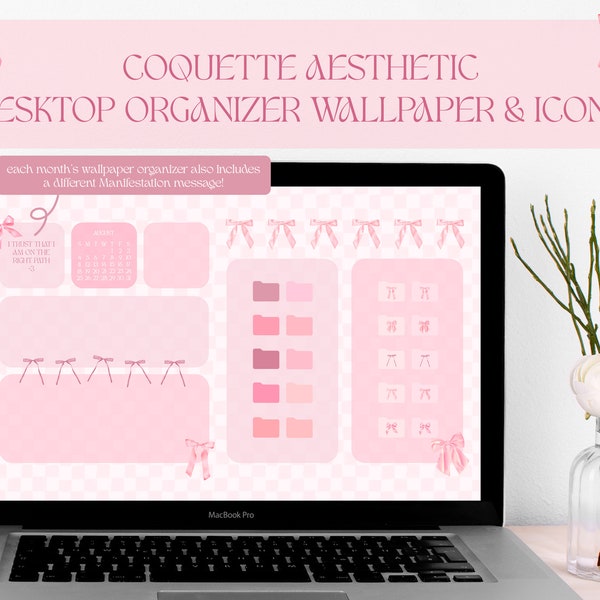 Coquette Desktop Icons - Etsy