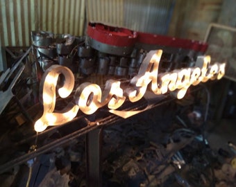 Led Los Angeles Sign - Etsy