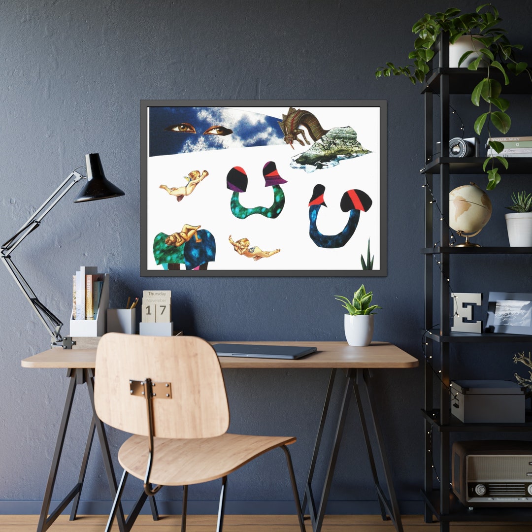 Surreal Handcut Collage Poster Framed Paper Posters - Etsy