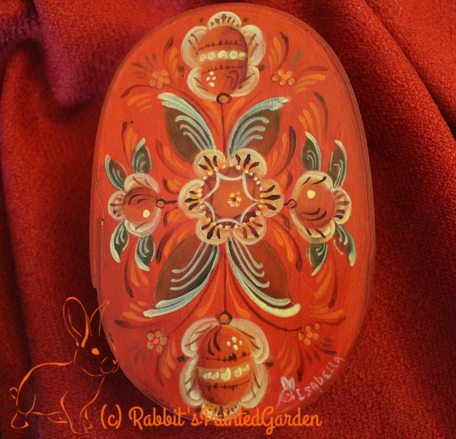 Hand Painted Acrylic Folk Art Keepsake Box Home Decor Gift - Etsy