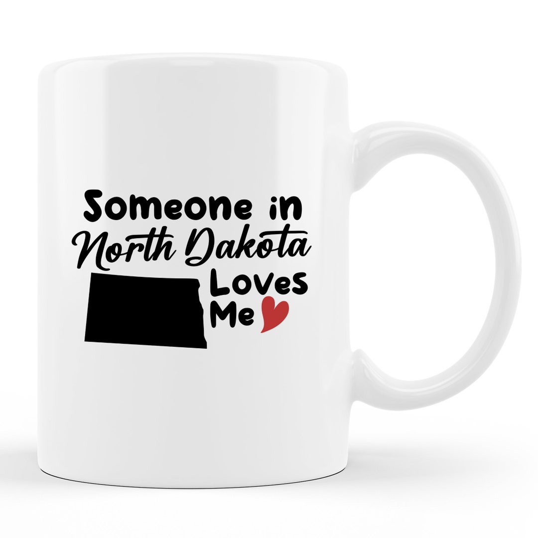 North Dakota Mug. North Dakota Gift. ND Baby Mug. ND Baby Gift. State ...