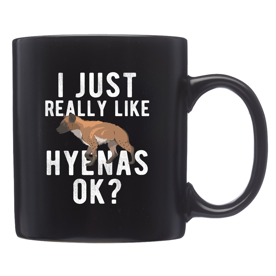 Hyena Mug. Hyena Gift. Animal Lover Mug. Animal Lover Gift. Wildlife ...