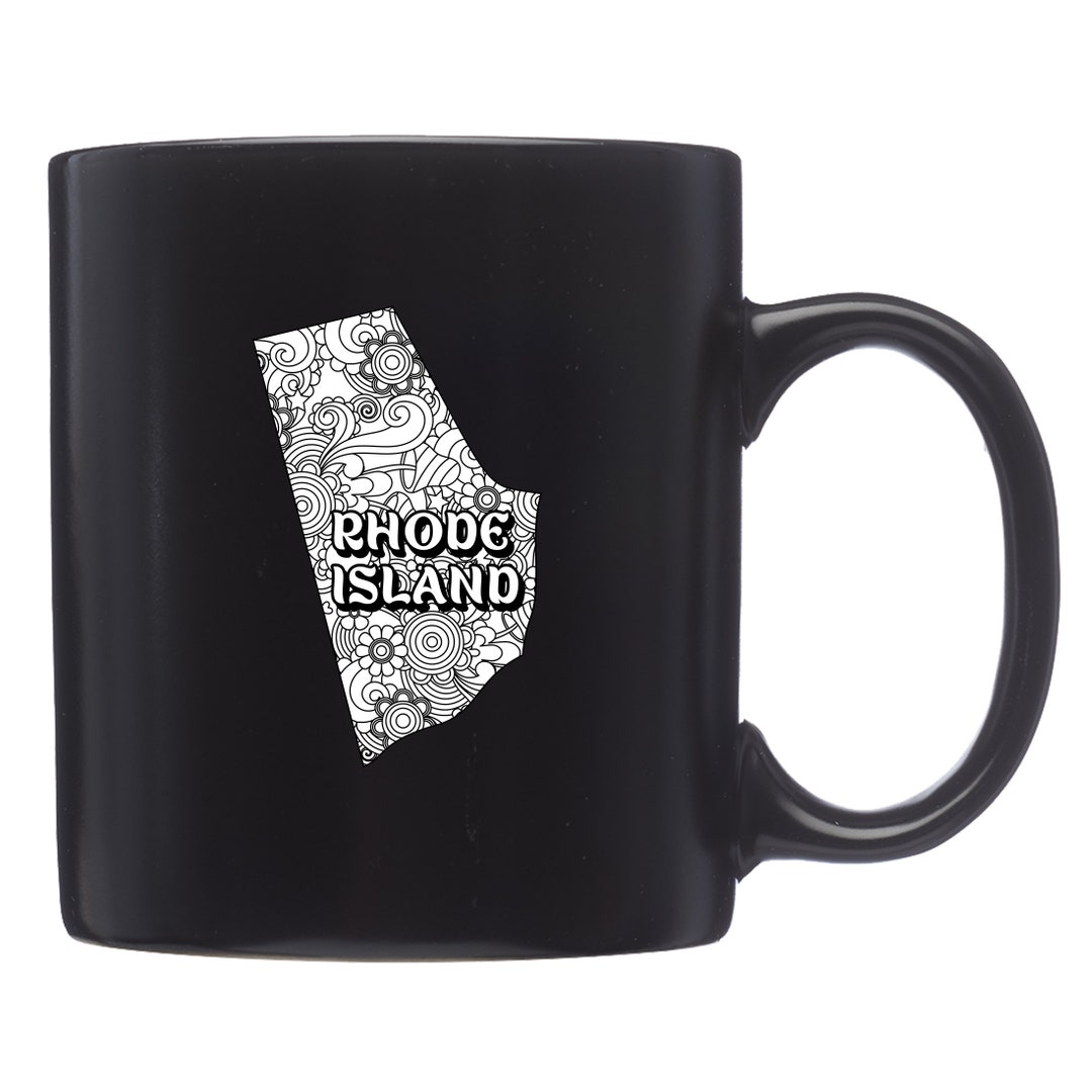 Rhode Island Coffee. Rhode Island Mugs. Rhode Island Gifts. RI Mug. RI ...