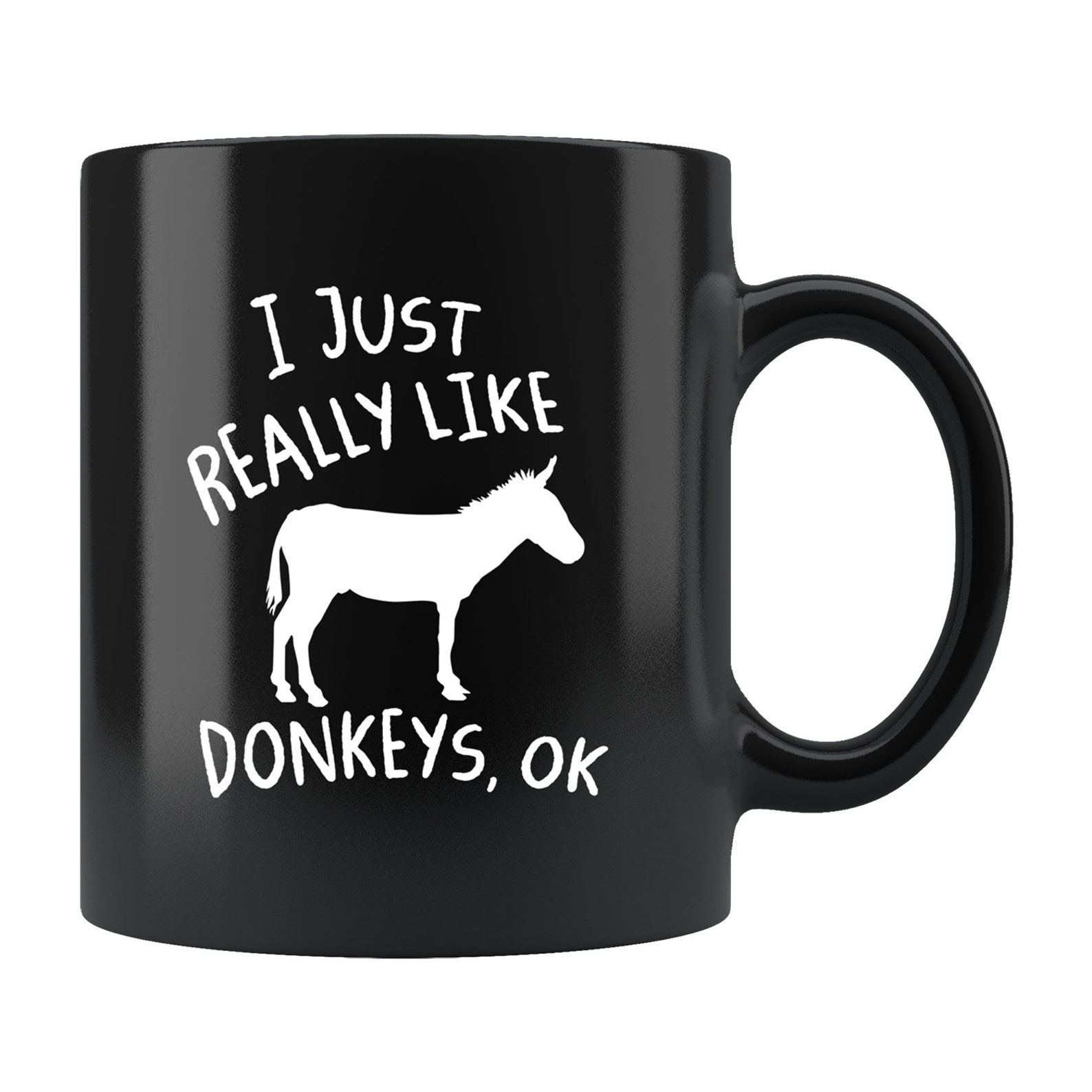 Funny Donkey Mug Donkey Gift Donkey Coffee Mug Donkey | Etsy